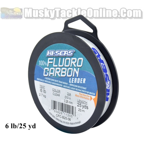 Hi-Seas Lightweight Fluorocarbon - Musky Tackle Online