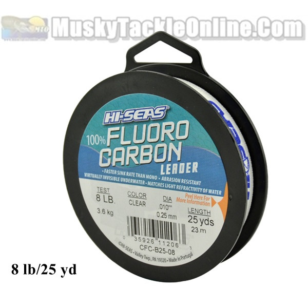 Hi-Seas Lightweight Fluorocarbon - Musky Tackle Online